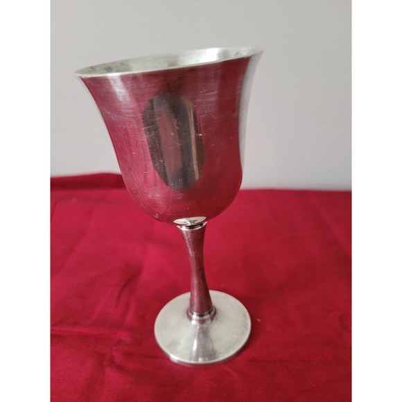 Salem Silver | Dining | Vintage Salem Silver Plate Wine Goblet Cup ...